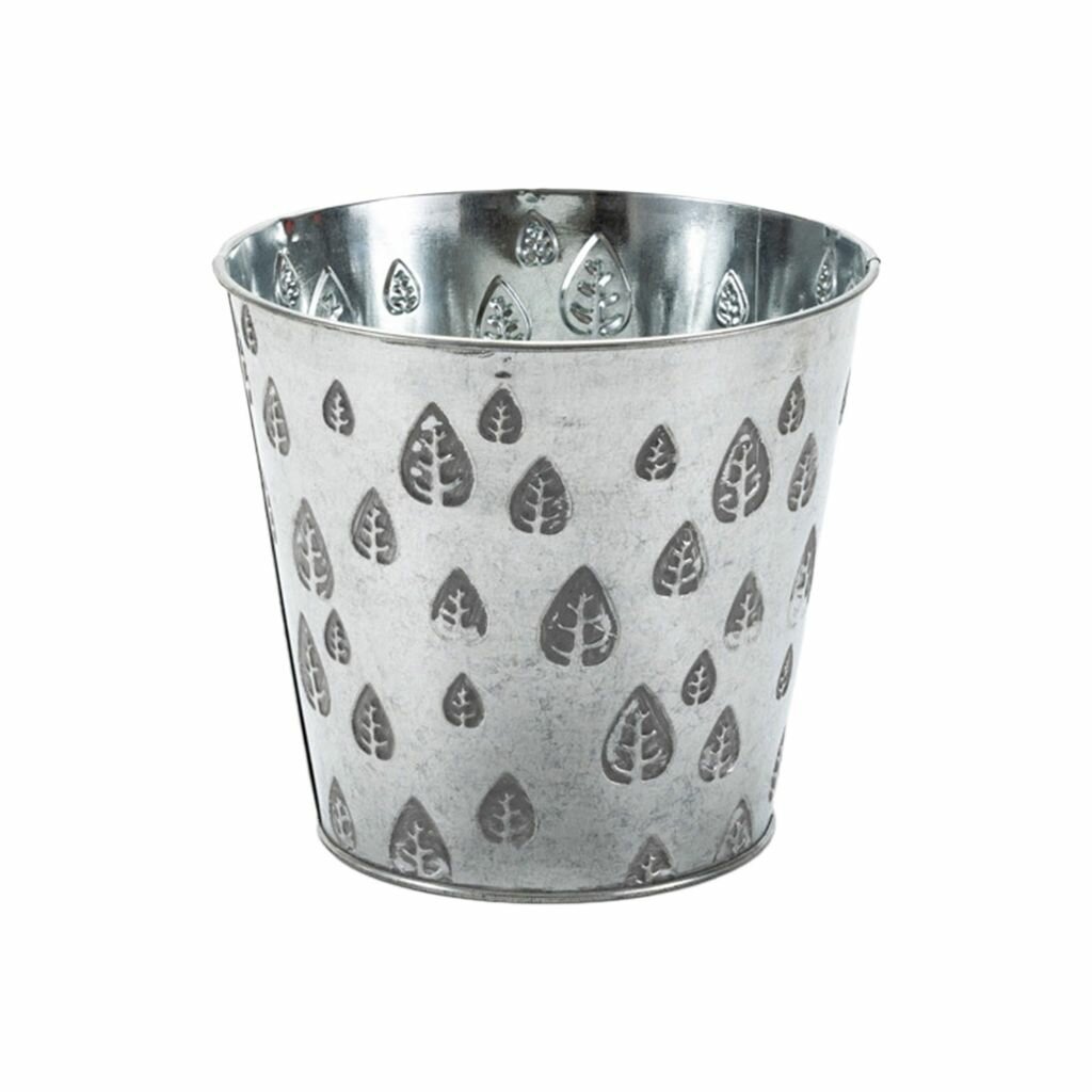 Металлическое ведро с небольшим декором для вечеринок и свадеб для хранения цветочных горшков