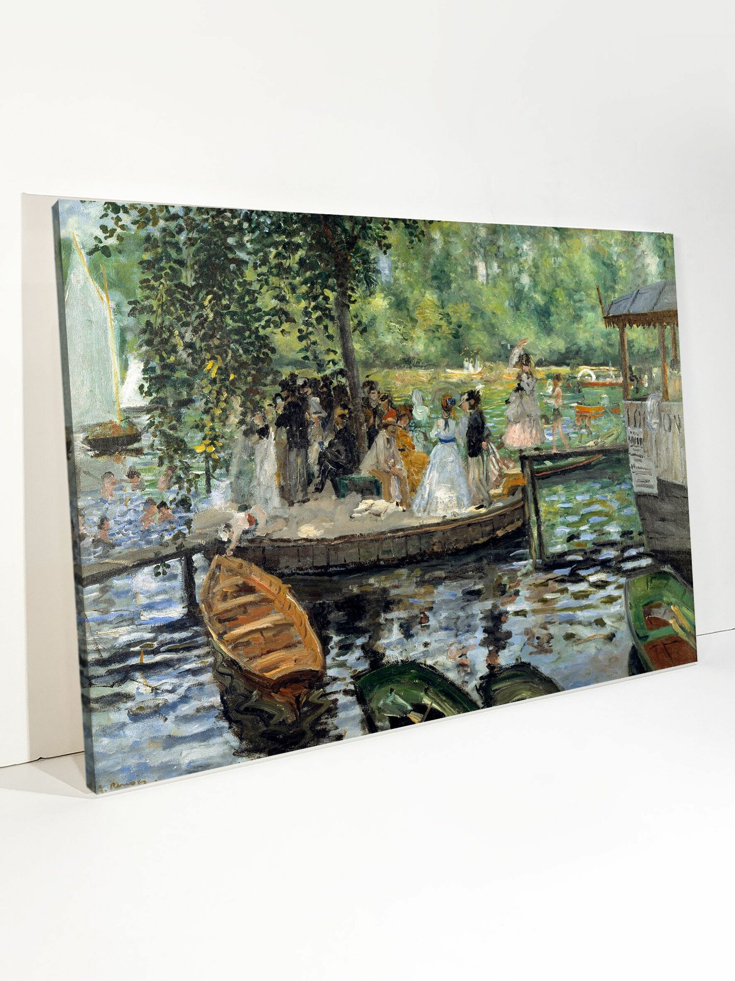 Картина Огюст Ренуар Ла Гренуйер на холсте 30х40см