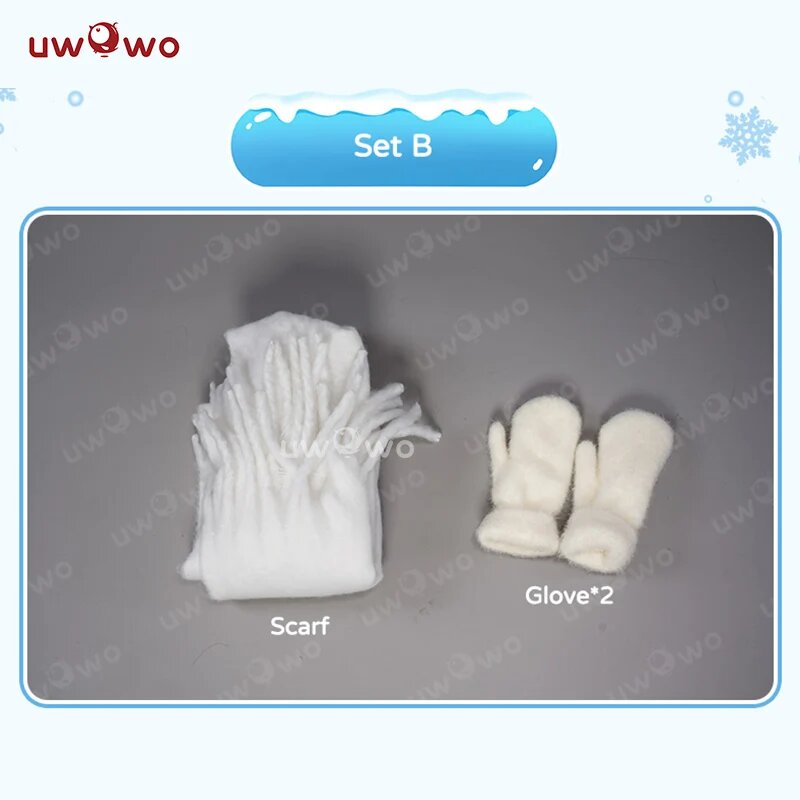 Косплей костюм Микку Крылья Дьявола UWOWO M, Scarf gloves
