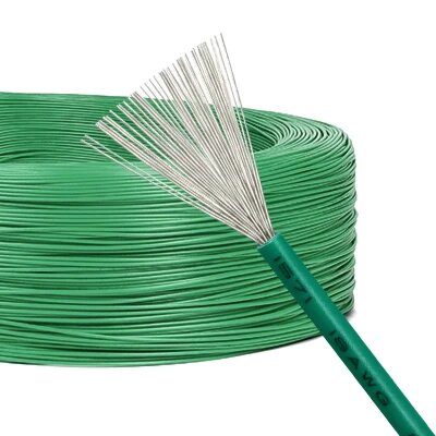 Медный провод UL1571 32 30 28 26 24 22 20 18 16AWG 32AWG, Green, 10 meters