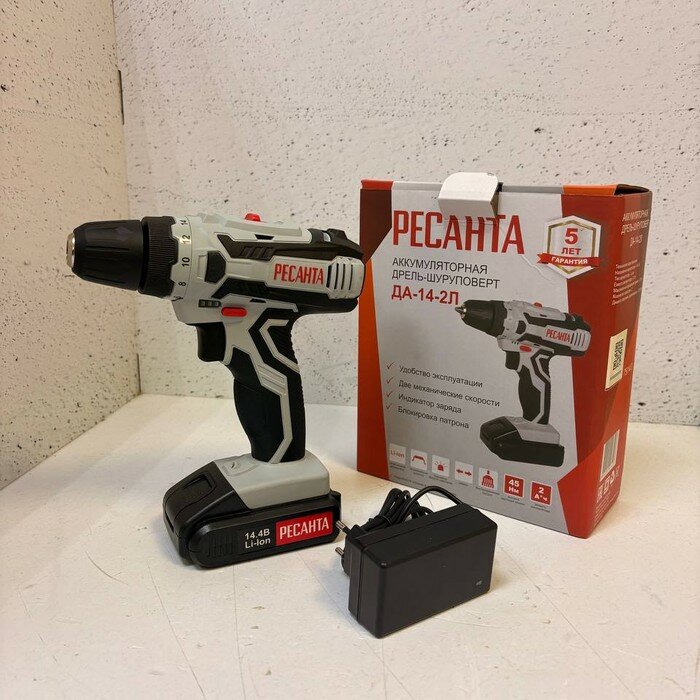 Шуруповерт Ресанта ДА-14-2Л