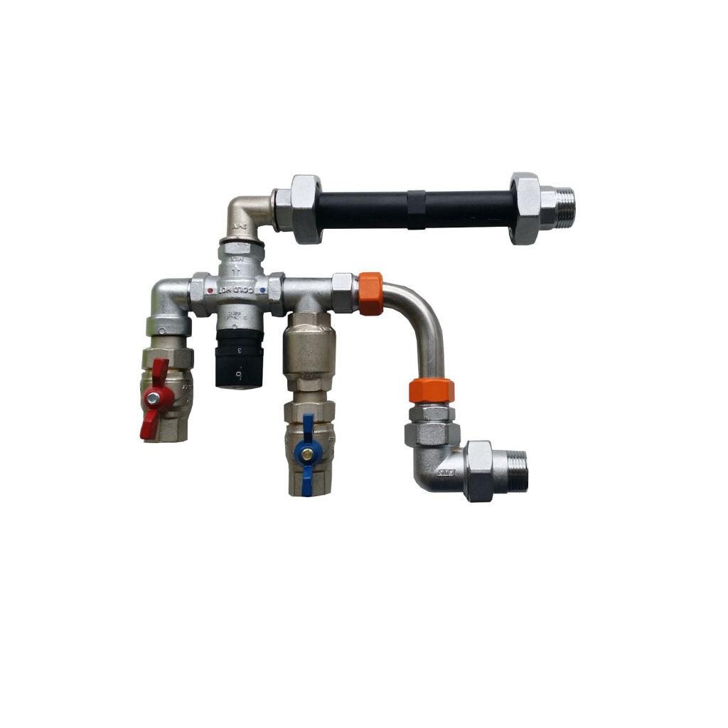 Смесительный узел FAR Termo TF 34K1, для теплых полов, краны 3/4"вр, коллект.1"нр