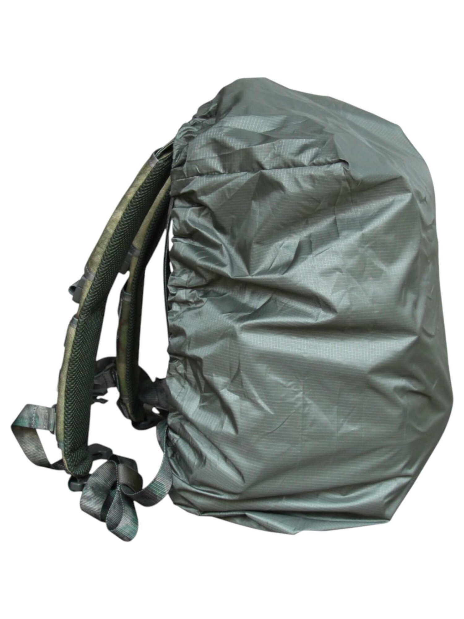 Чехол (накидка) от дождя для рюкзака / Олива / S
