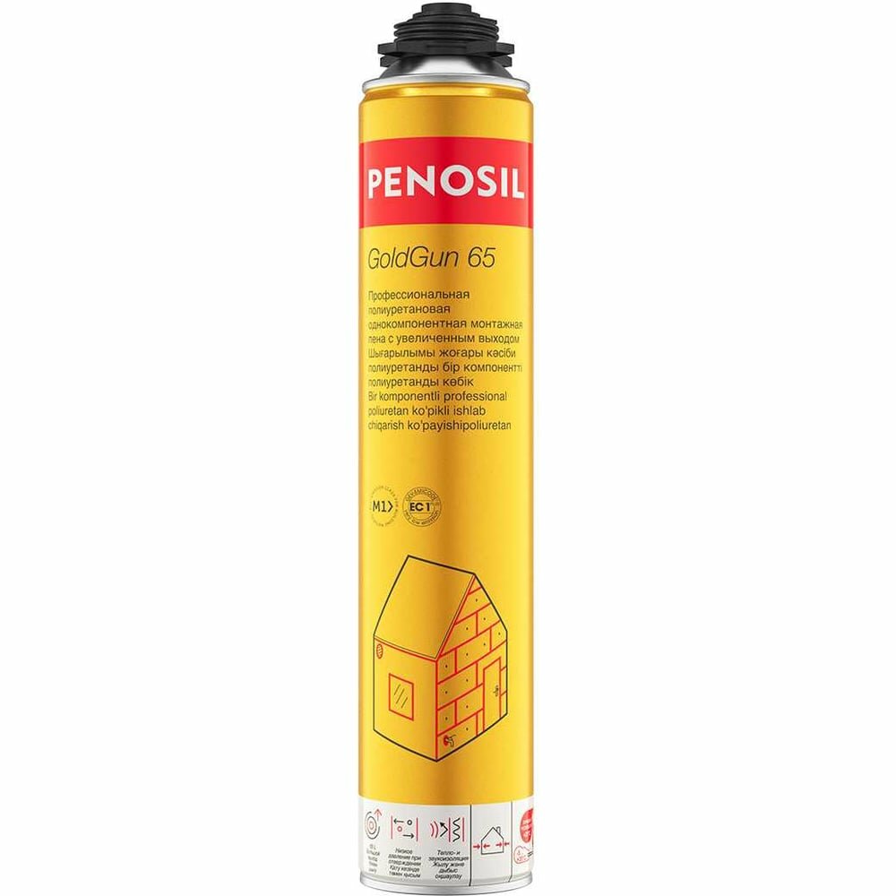 Penosil GoldGun 65 пена монтажная профессиональная с увеличенным выходом 875 мл A1639Z
