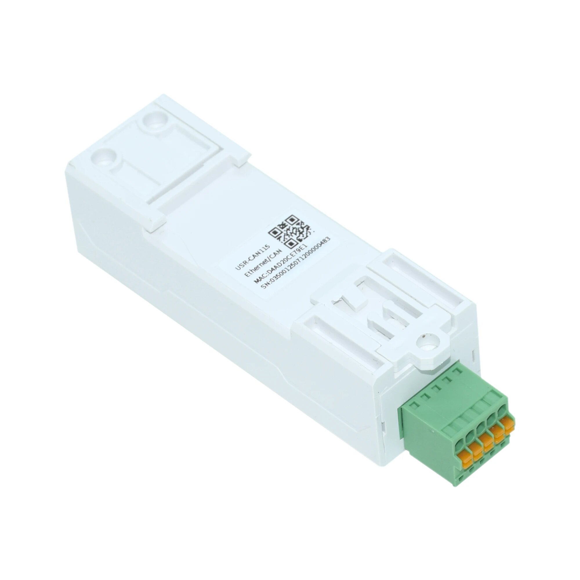 Преобразователь CAN в Ethernet USR-CAN115 для DIN-рейки, 5~24В, TCP-клиент/TCP-сервер — фото 1