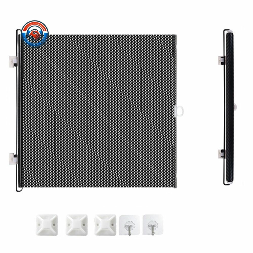 Сетчатое ограждение для собак и кошек, складная переносная сетка на дверной проем, легкий барьер без инструментов, черный, 40125 см и 50125 см, защита от животных в доме и на улице