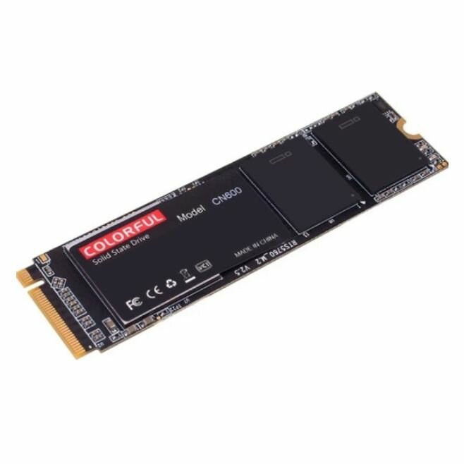 2 ТБ SSD M.2 накопитель COLORFUL CN600 (CN600 2TB) - PCI-E 3.0, чтение - 3500 Мбайт/с, запись - 3000 Мбайт/с, 3D NAND