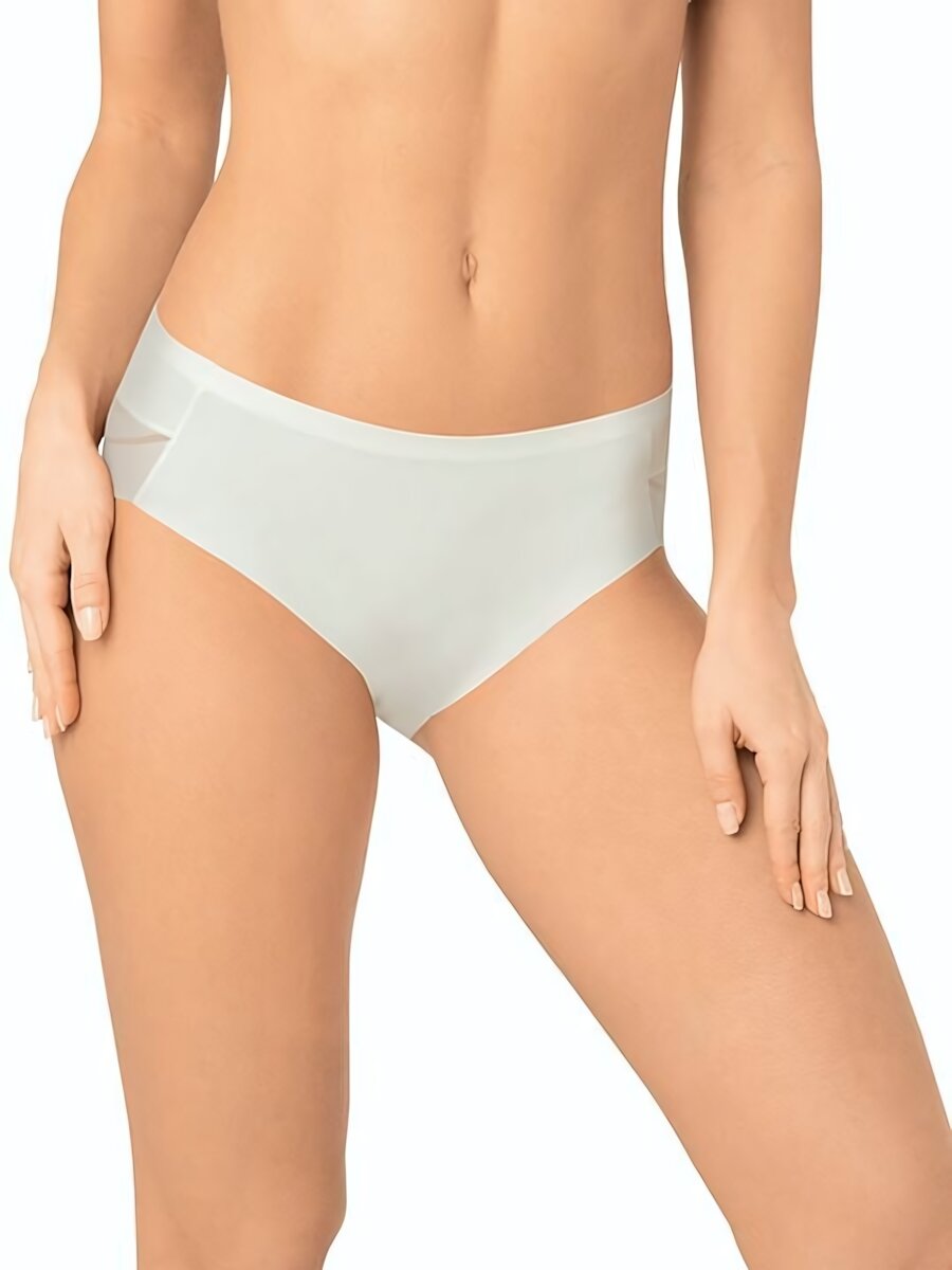 Трусы Высокие слипы с полупрозрачной задней частью