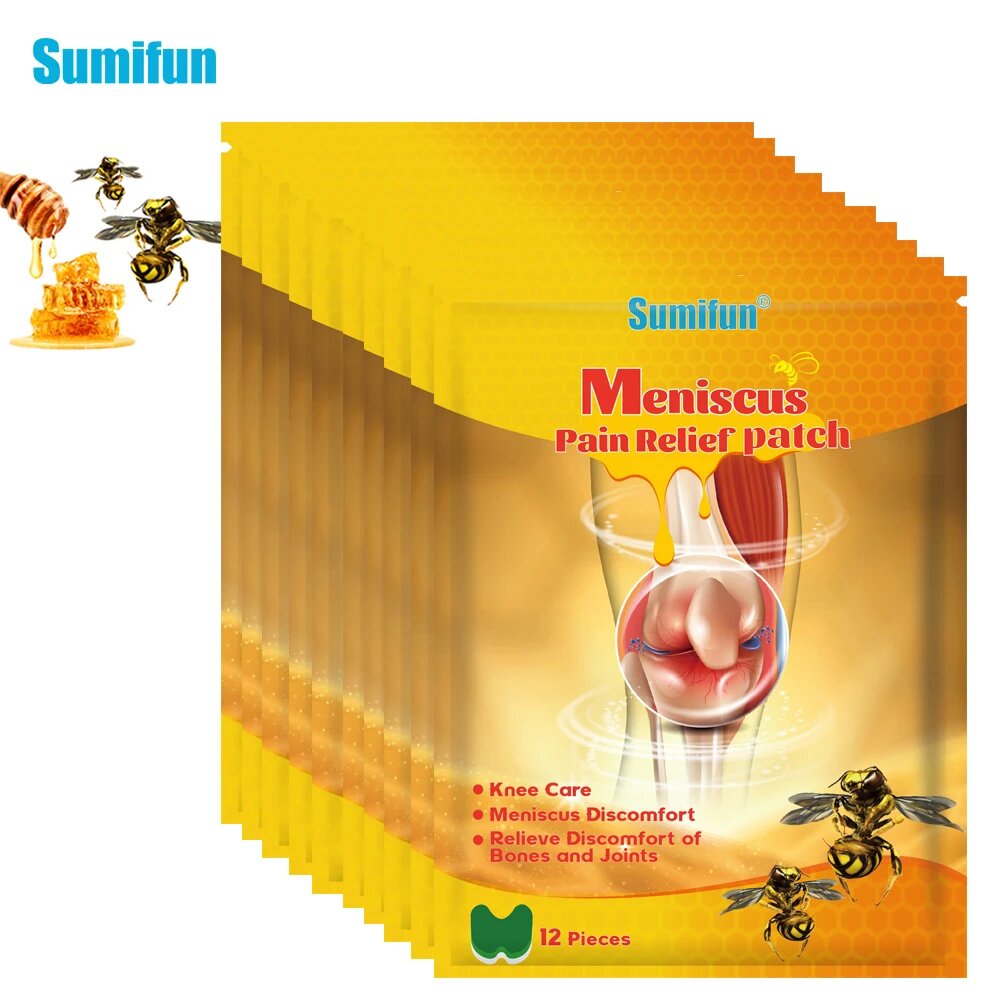 Sumifun пчелиный яд, обезболивающий пластырь для суставов 96pcs in 8bags