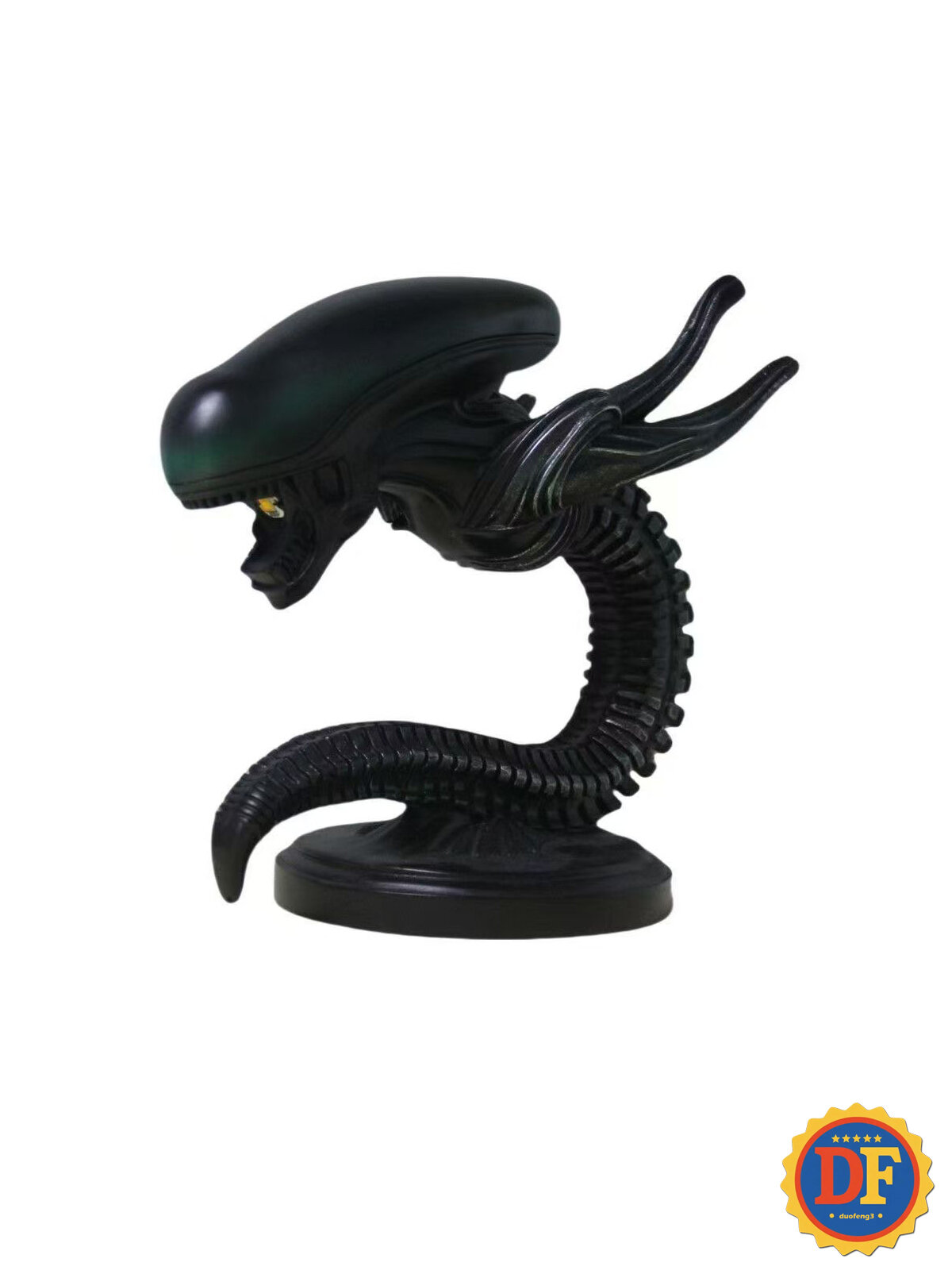 Настольная лампа Дракон ручной работы из полирезина - оригинальный светильник для интерьера и подарка