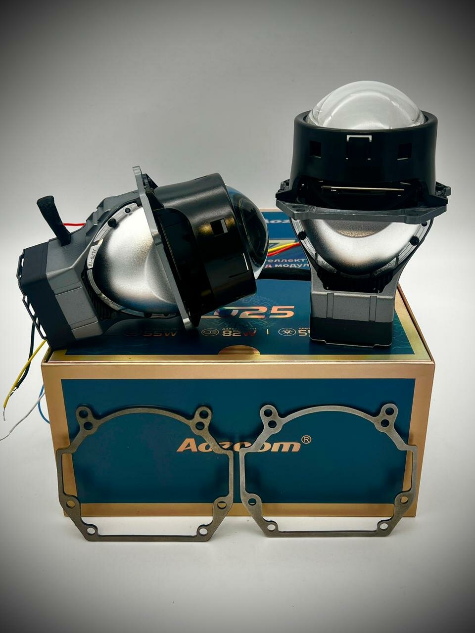 Светодиодные линзы оригинальный Aozoom K7 для Geely Atlas 2016-2022 - Dragon Knight DK300 / Aozoom линзы Аозум