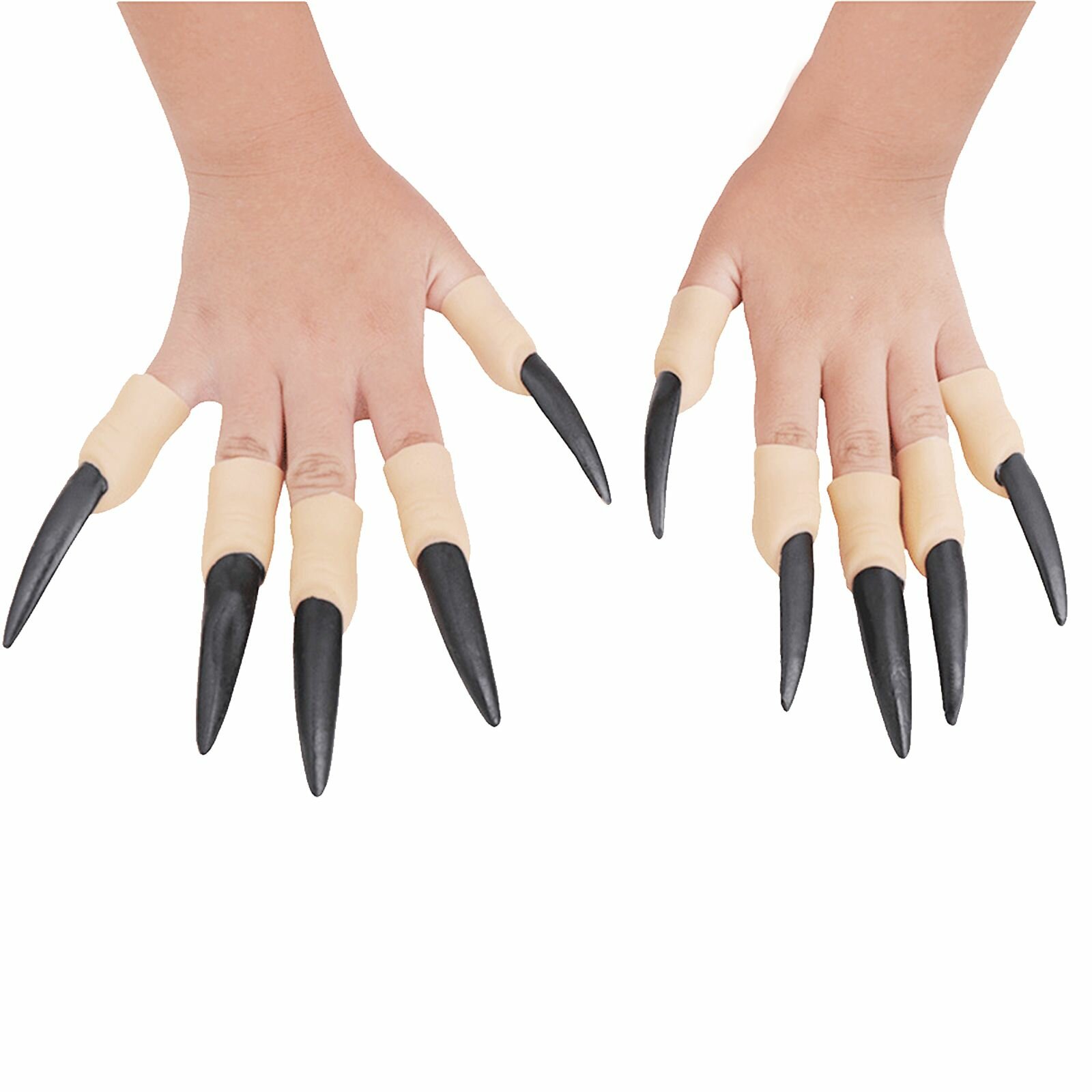 10 шт, накладные ногти на Хэллоуин, когти ведьмы, страшные ногти на Хэллоуин