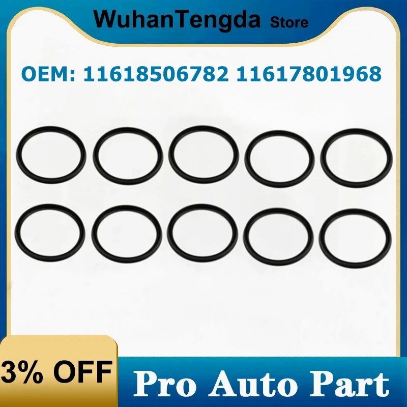 2/5/10 шт. прокладка уплотнительного кольца турбошланга интеркулера двигателя для BMW 2, 7, 8 серии F44 G11 G16 X1 F48 11618506782 11617801968 10Pcs
