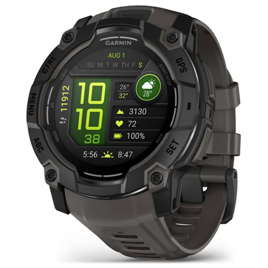 Смарт-часы Garmin Instinct 3 50мм AMOLED черные