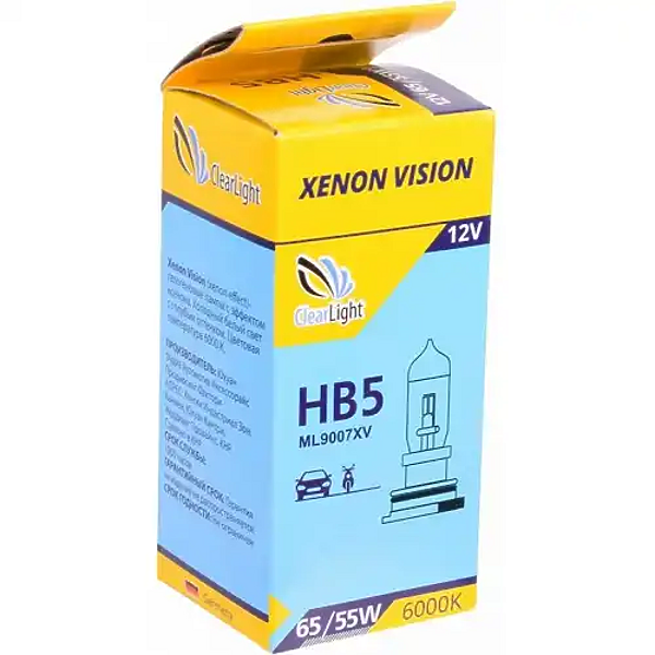 CLEARLIGHT ML9007XV лампа галоген hb5 12v-65 / 55w xenonvision (короб. 1шт.)\