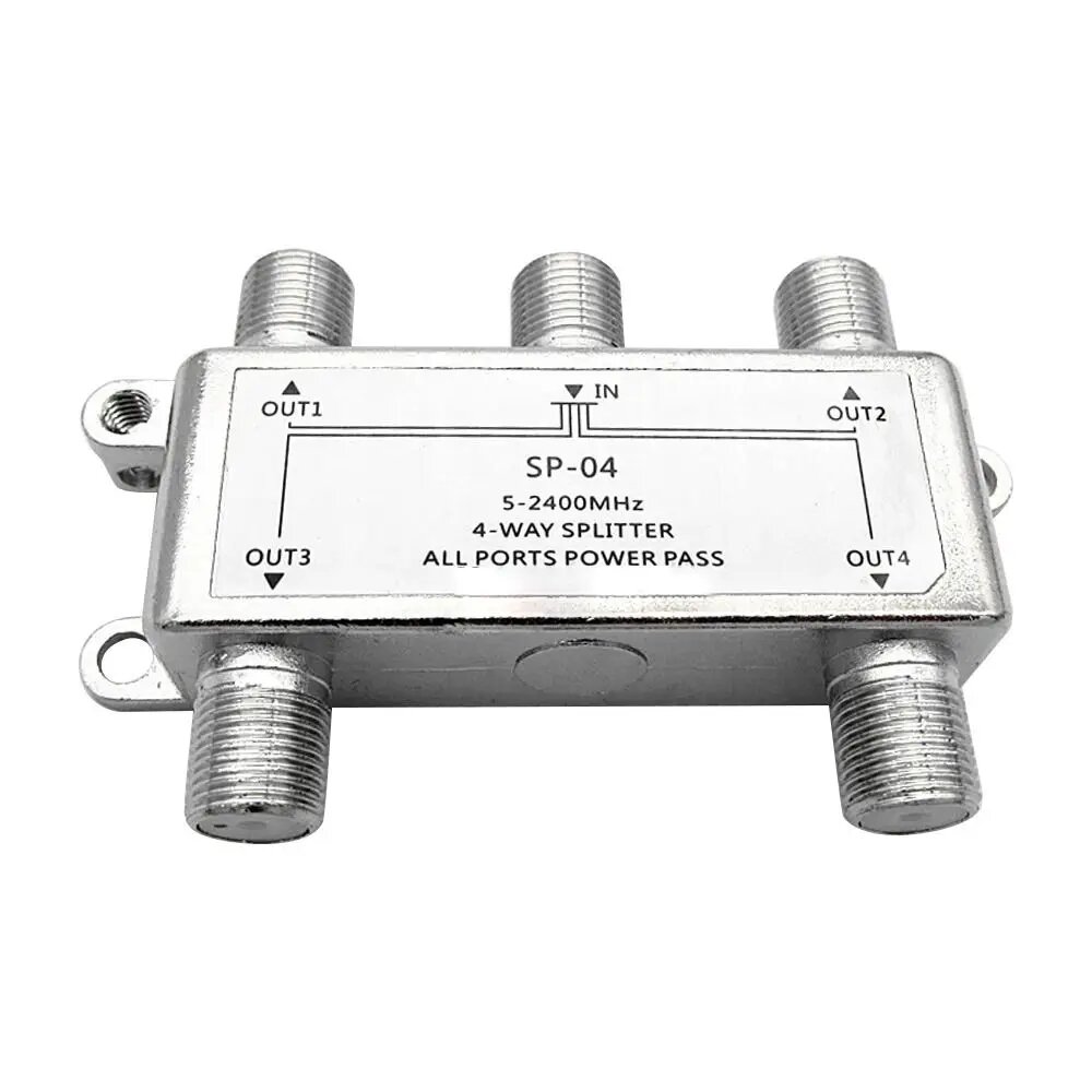 ТВ-антенна от 5 до 2400 МГц, спутниковый разветвитель, разъем F-типа, спутниковый разветвитель для телевизора, кабельный разветвитель сигнала, разделитель мощности ТВ-сигнала