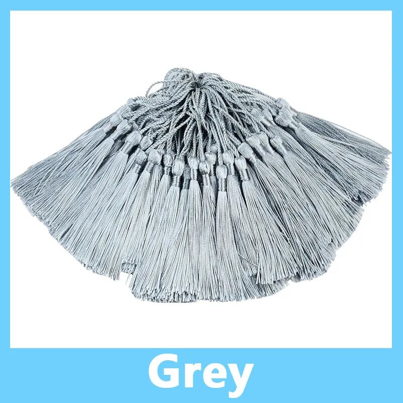 100 серых кисточек для рукоделия, Color: Grey