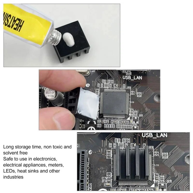 Термопаста Heat Sink Plaster 2PCS — фото 1
