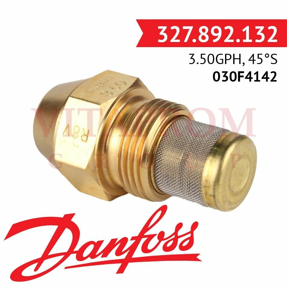 Форсунка Danfoss 3.50GPH, 45S, 030F4142 — фото 1