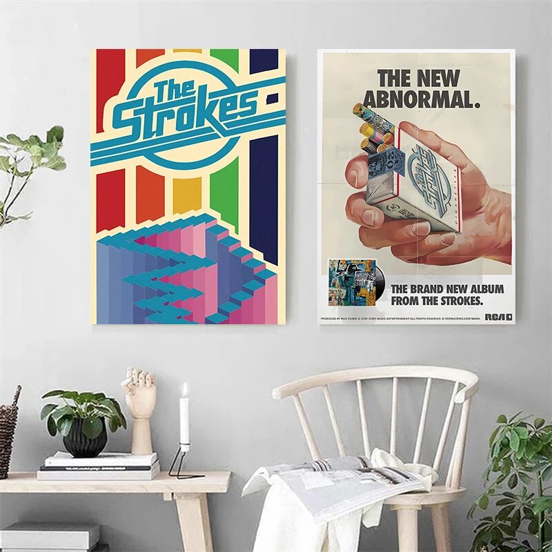 Печать на холсте The Strokes, 40x60 см, цвет 6, без рамы — фото 1