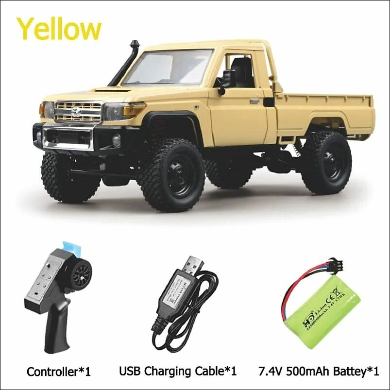 JJRC 1:12-MN82PRO Toyota Pickup Автомобильный игрушечный горный велосипед