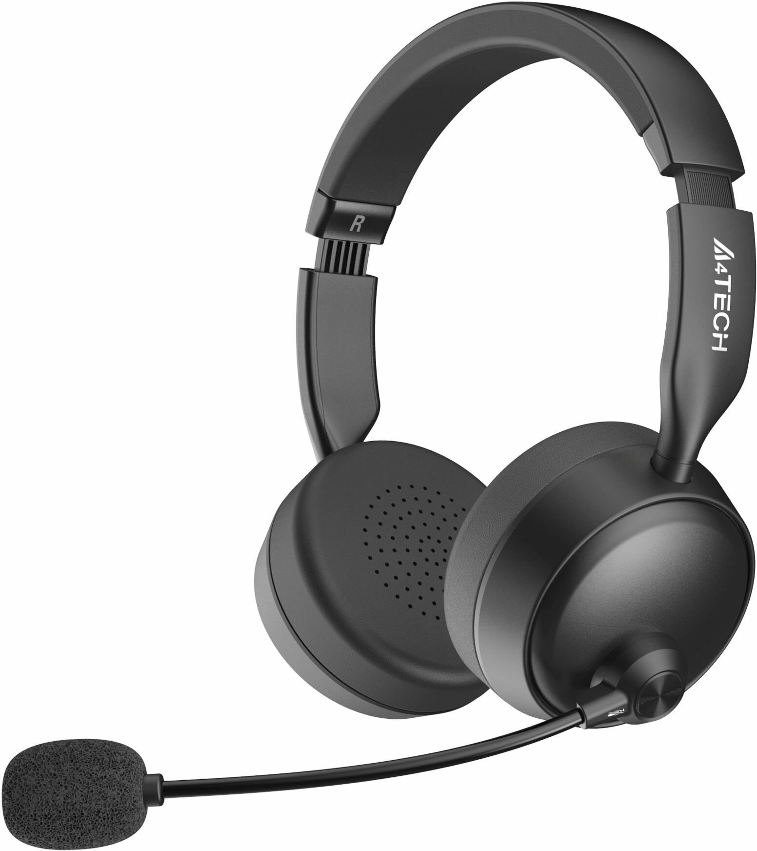 Наушники с микрофоном A4Tech BH235 черный мониторные BT