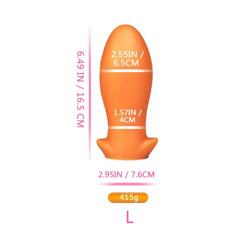 Большой анальный тампон-массажер из жидкого силикона в форме драконьего яйца, мягкий и удобный, для анального и вагинального использования, секс-продукт для взрослых