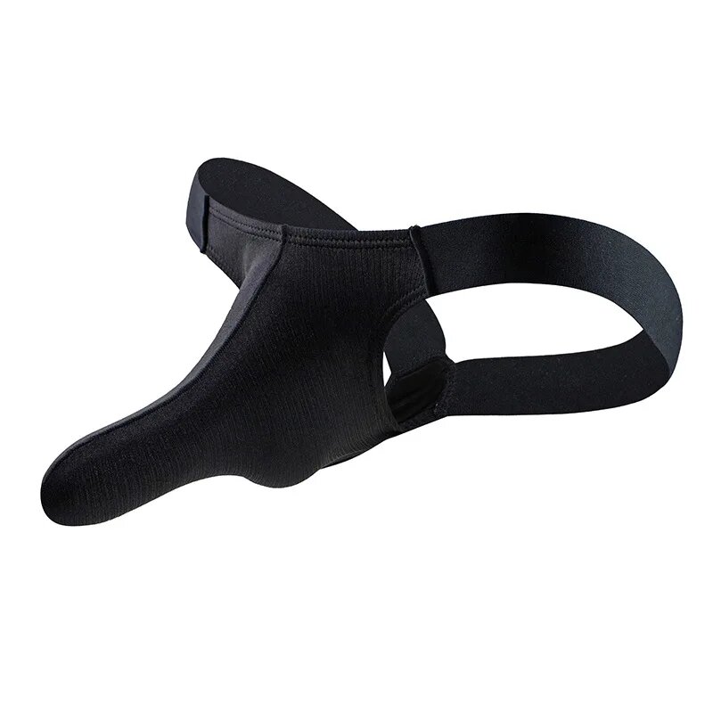 Мужские стринги, стринги, Трусы со слоном в носу, сексуальное нижнее белье, мужские дышащие трусы с Т-образной спинкой, мужские трусы Черный, L, Black