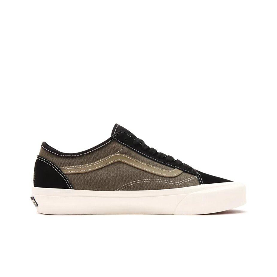 Кроссовки VANS Old Skool, размер EU 37 стопа (23.5CM), черный/зеленый — фото 1