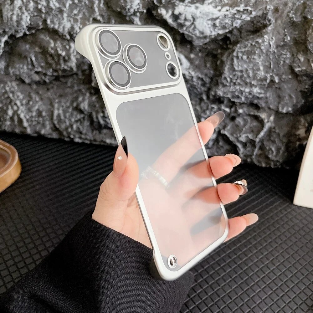 Чехол Silver для iPhone 13 Pro Max, полупрозрачный