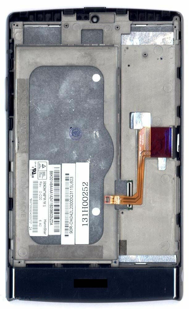 Дисплей (матрица + тачскрин) для ASUS Eee Pad MeMO ME171 черный с рамкой, Диагональ 7, 1280x800 (WXGA)