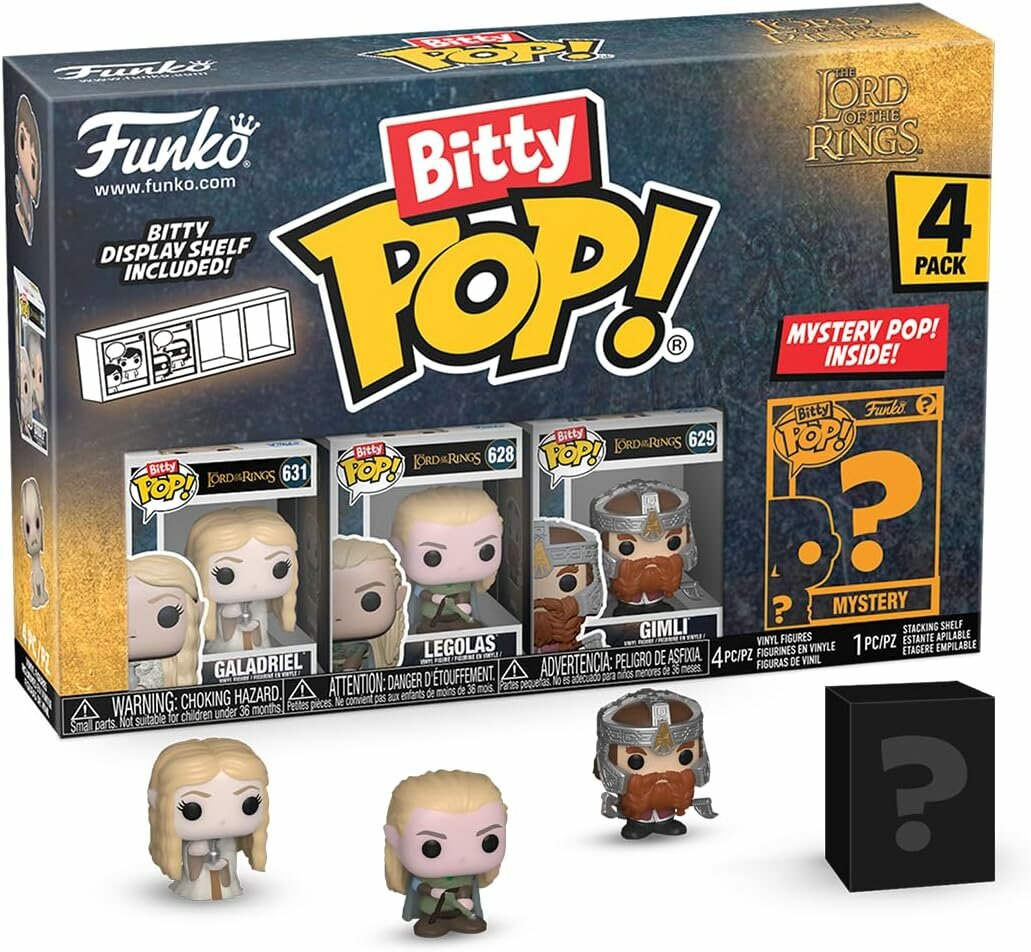 Фигурки Funko Bitty Pop - Набор из 4 фигурок Lord of the Rings Галадриэль - Фанко Властелин колец