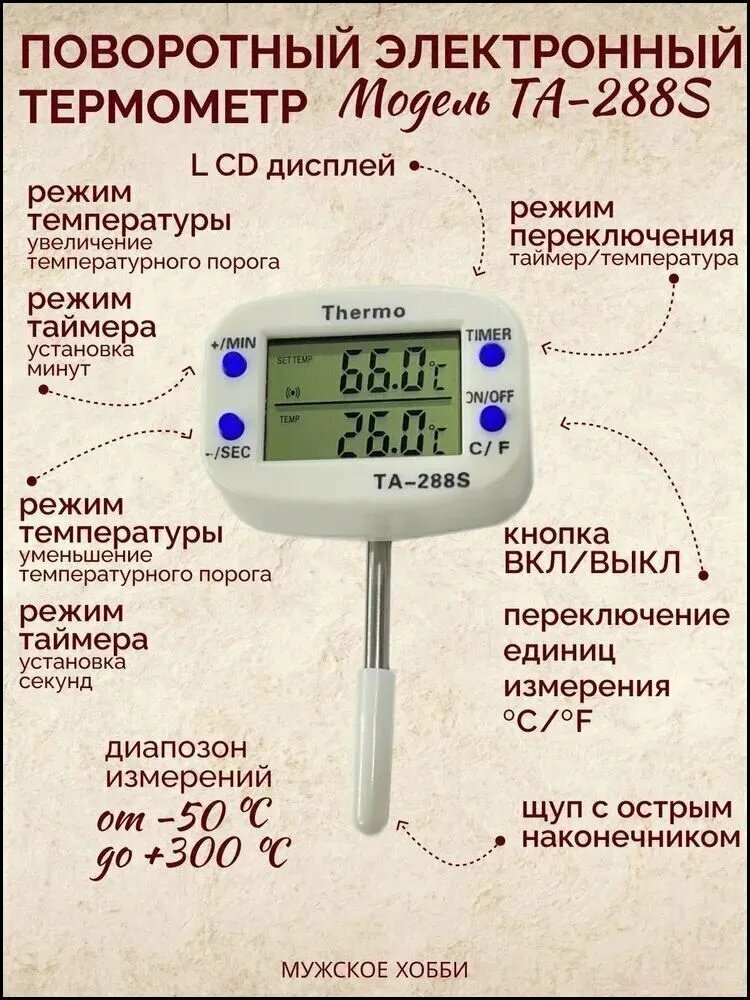 Кулинарный термометр — фото 1