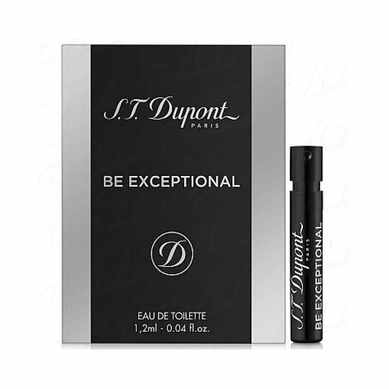 Туалетная вода S.t. Dupont Be Exceptional миниатюра 1.2 мл / Пробник духов Дюпон Би Эксепшенал