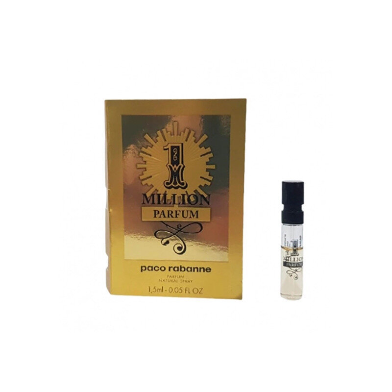 Парфюмерная вода Paco Rabanne 1 Million Parfum миниатюра 1.5 мл / Пробник духов Пако Рабан 1 Миллион Парфюм