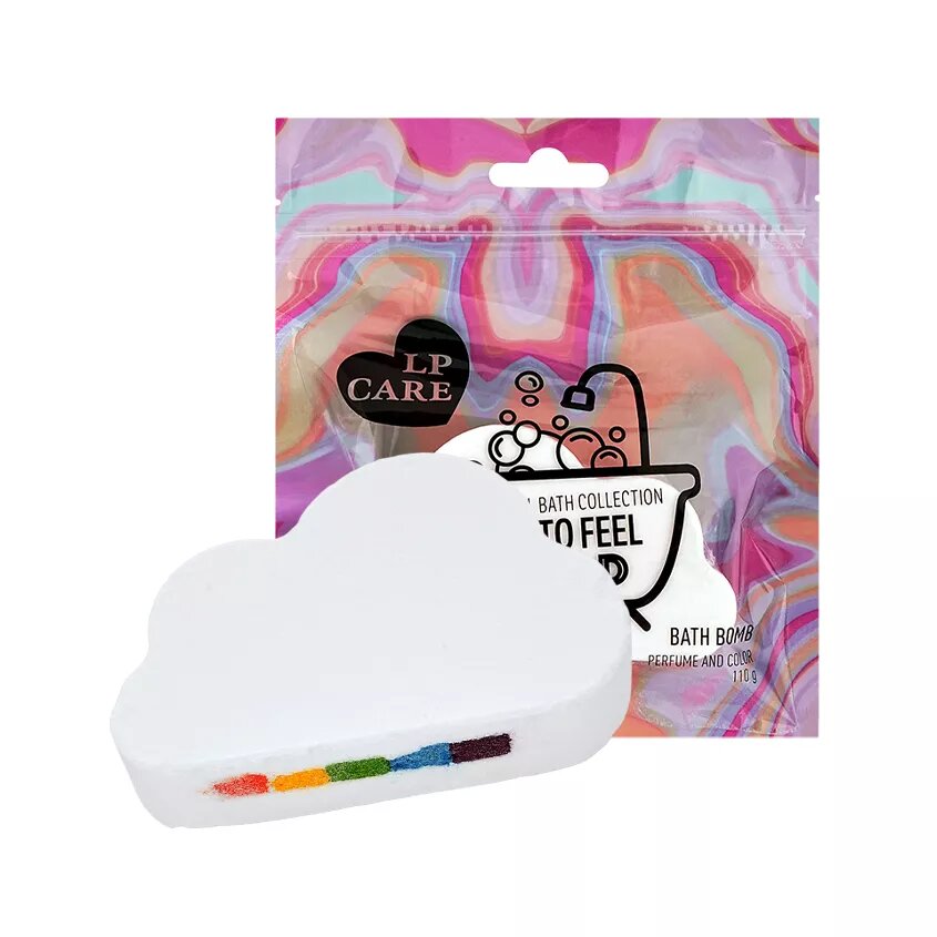 Бомбочка для ванны LP CARE Радужное облачко 110 г