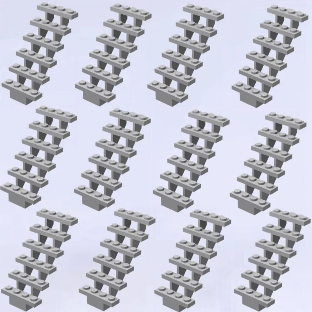 Совместимость с Лего строительный блок мини Beiles лестница / Diy детские игрушки / подарок на день рождения 12 штук в комплект