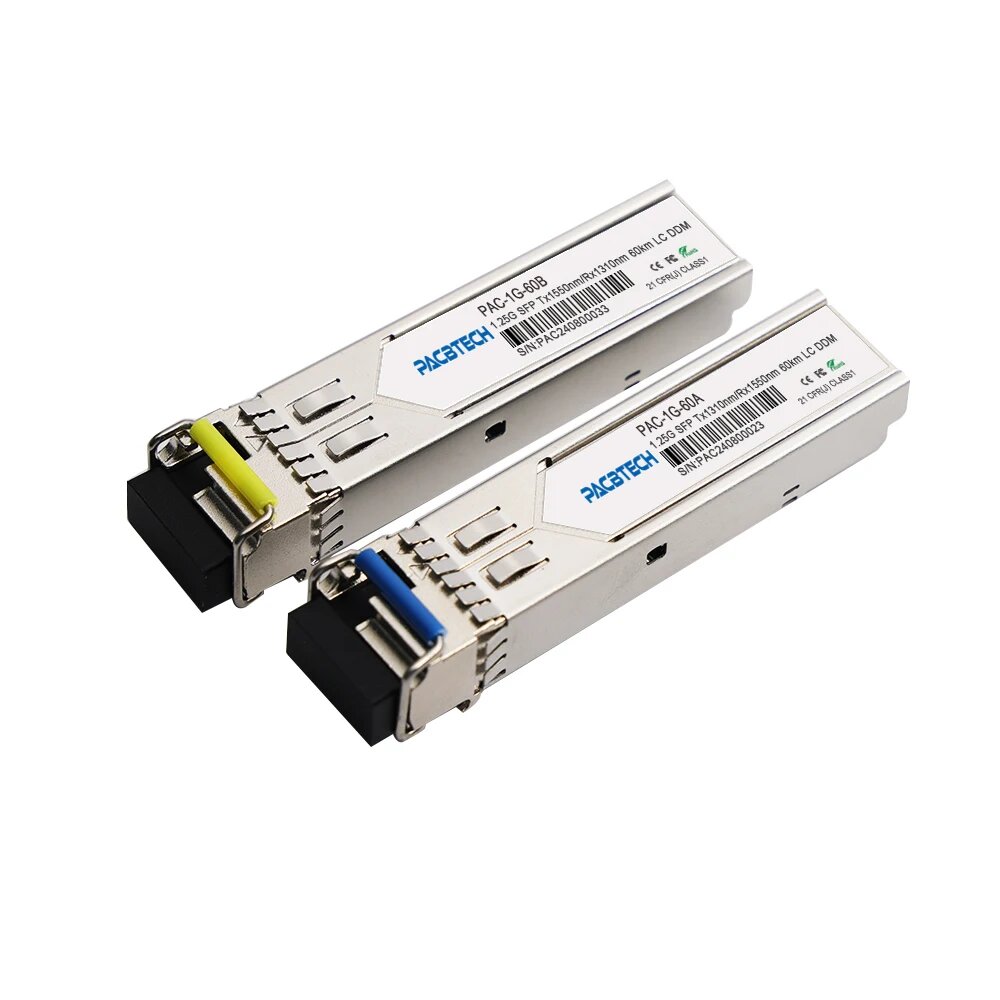 PACBTECH 1.25G SFP одномодовый трансивер 60KM