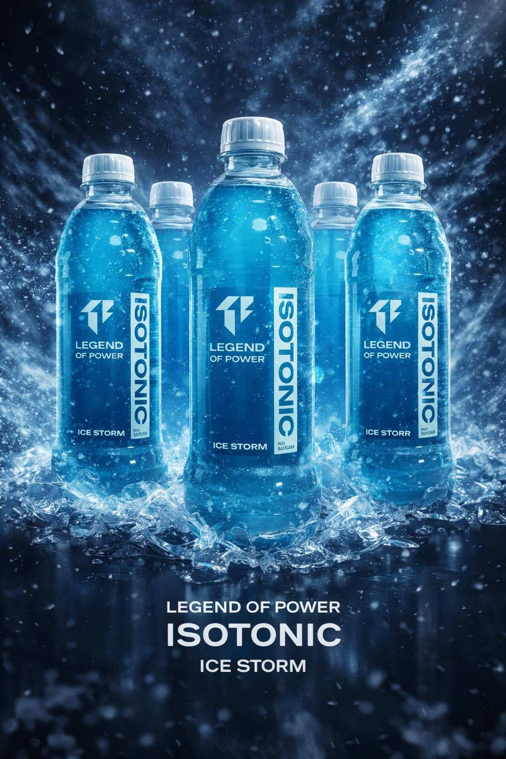 Изотоник Legend of Power ISOTONIC, без сахара, 500 мл, 4 бутылки