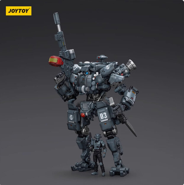 JOYTOY Dark Source Steel Skeleton Assault Mecha Белая модель Синяя модель 1:25 Подвижная модель Guochuang Mecha Playable Male
