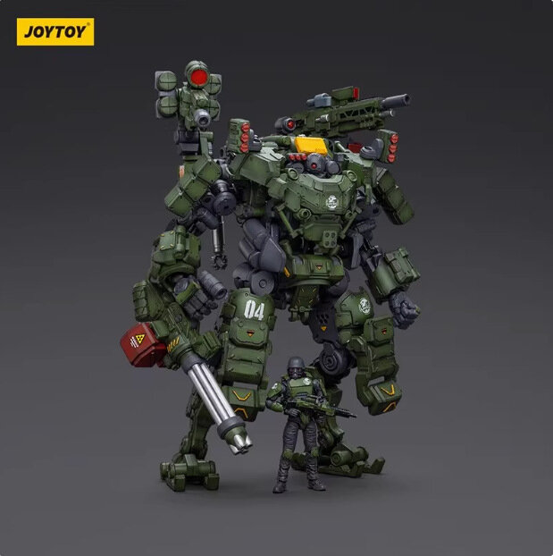 JOYTOY Dark Source Steel Skeleton Assault Mecha Белая модель Синяя модель 1:25 Подвижная модель Guochuang Mecha Playable Male