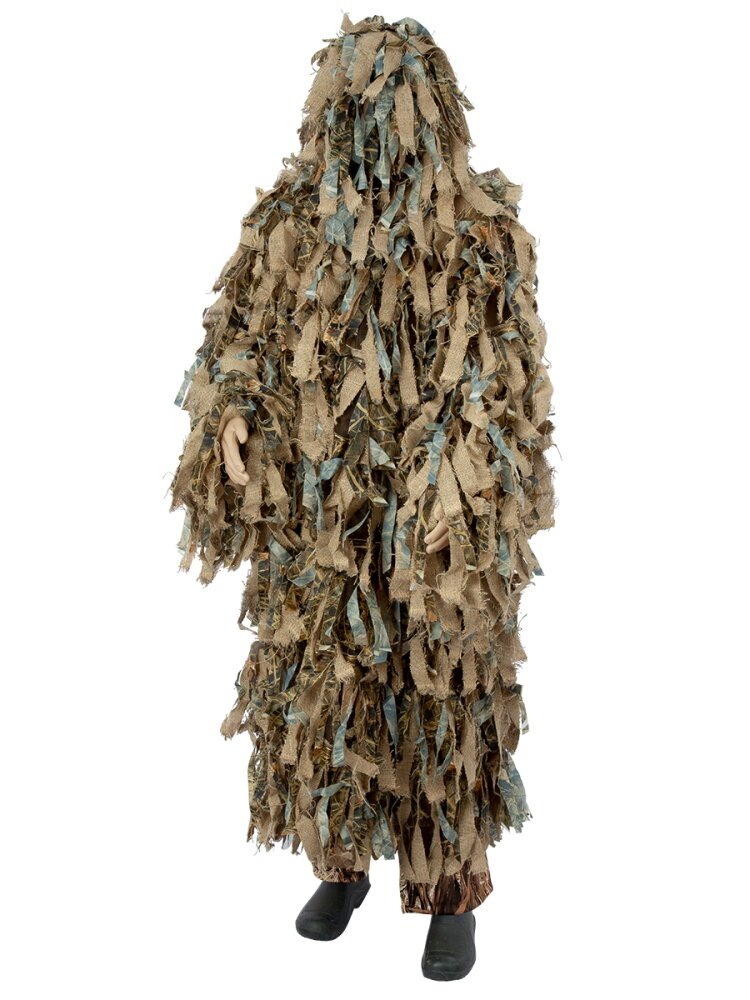 Маскировочный халат леший сетка, мешковина и бахрома (Осока) Арт: dac195003. Фабрика зонт