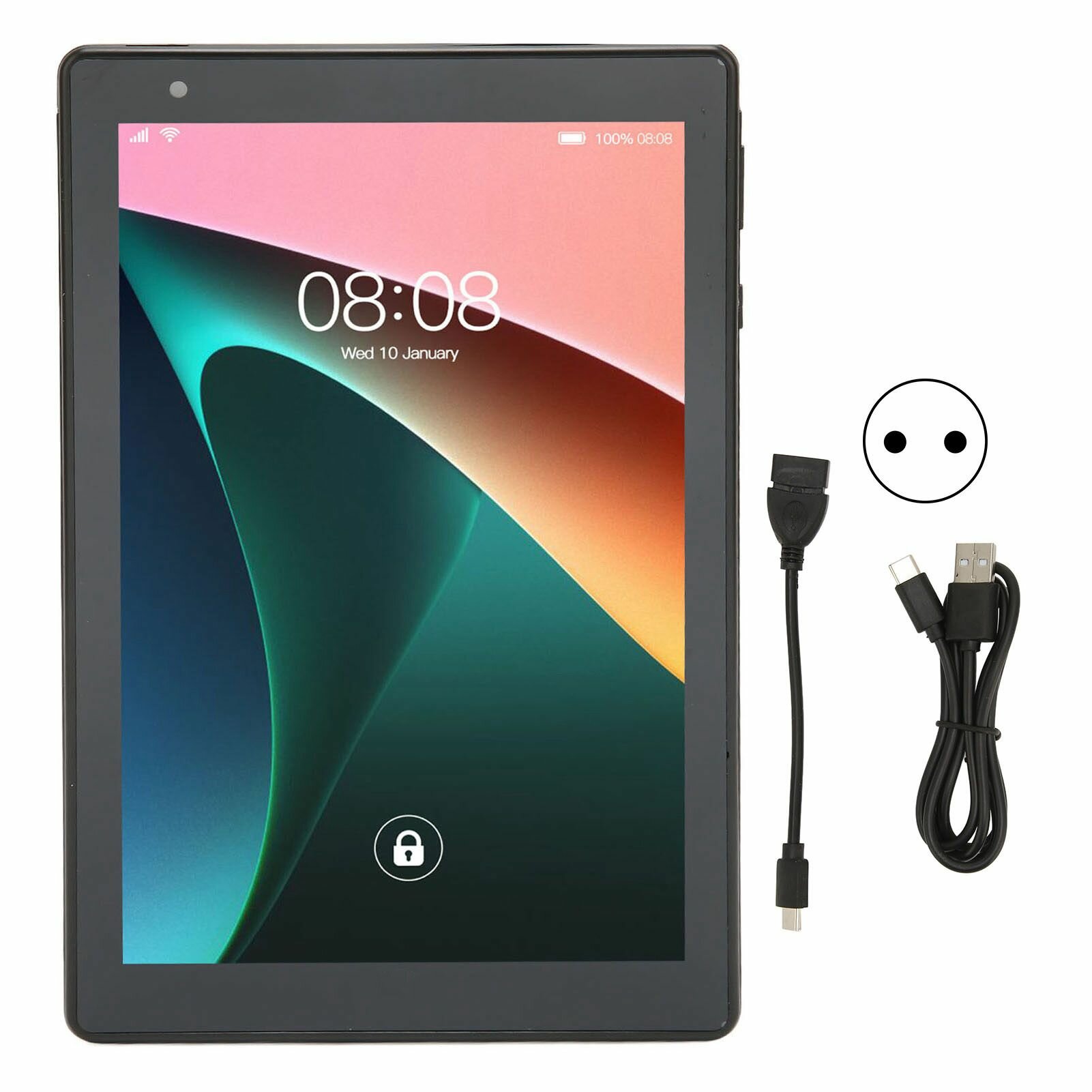 Планшет 8" Android 10 4/64 ГБ IPS 100-240В Синий EU
