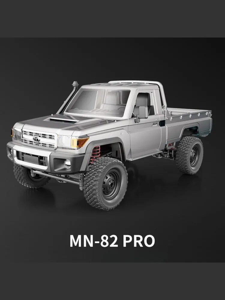 Радиоуправляемая машина MN-82PRO Пикап Land Cruiser 4WD масштаб 1:12