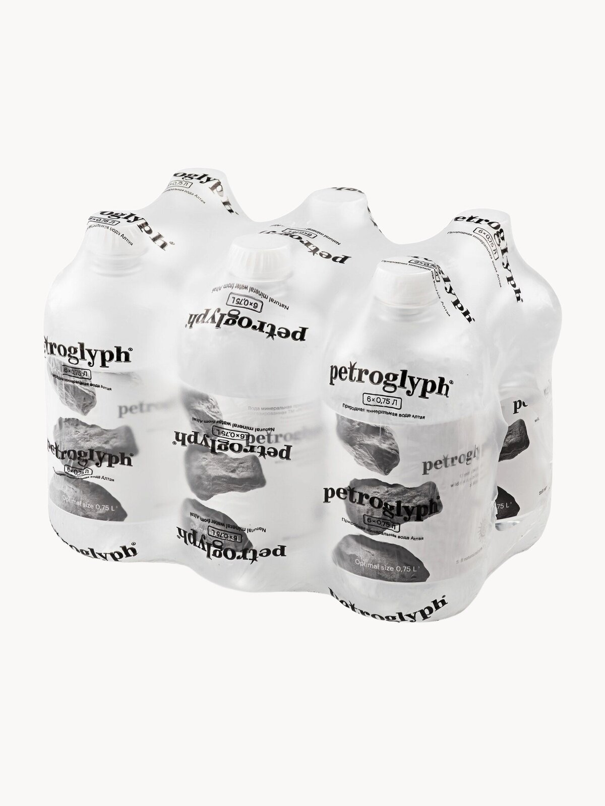 Минеральная вода Петроглиф/Petroglyph негазированная ПЭТ 0.75л (6 штук)