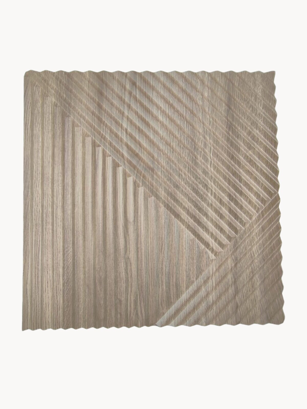 Стеновые панели декоративные из МДФ 3D / Цвет: дуб европейский / 4шт