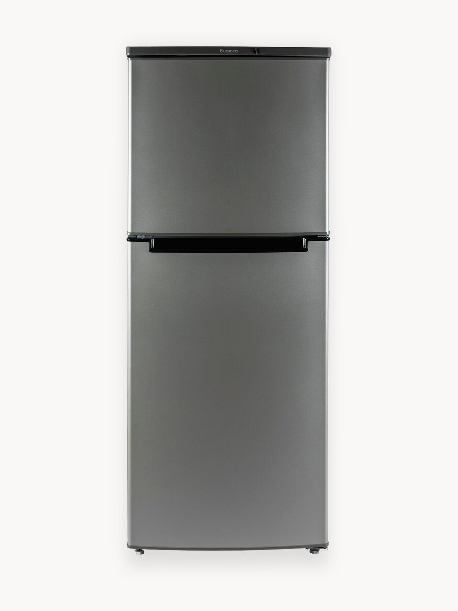 Холодильник двухкамерный Бирюса W553, 230л, высотой 1,45м, автооттаивание, матовый графит