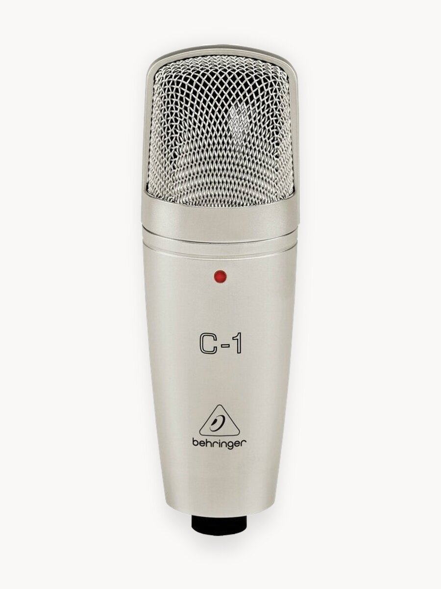 BEHRINGER C-1 студийный конденсаторный микрофон (направленность - кардиоида), с держателем и транспортным кейсом