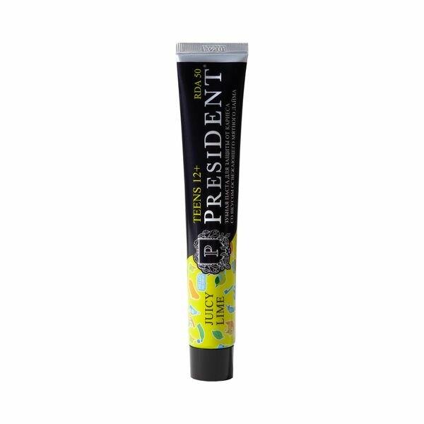 Паста зубная детская от 12 лет Juicy lime 50RDA President/Президент 70г
