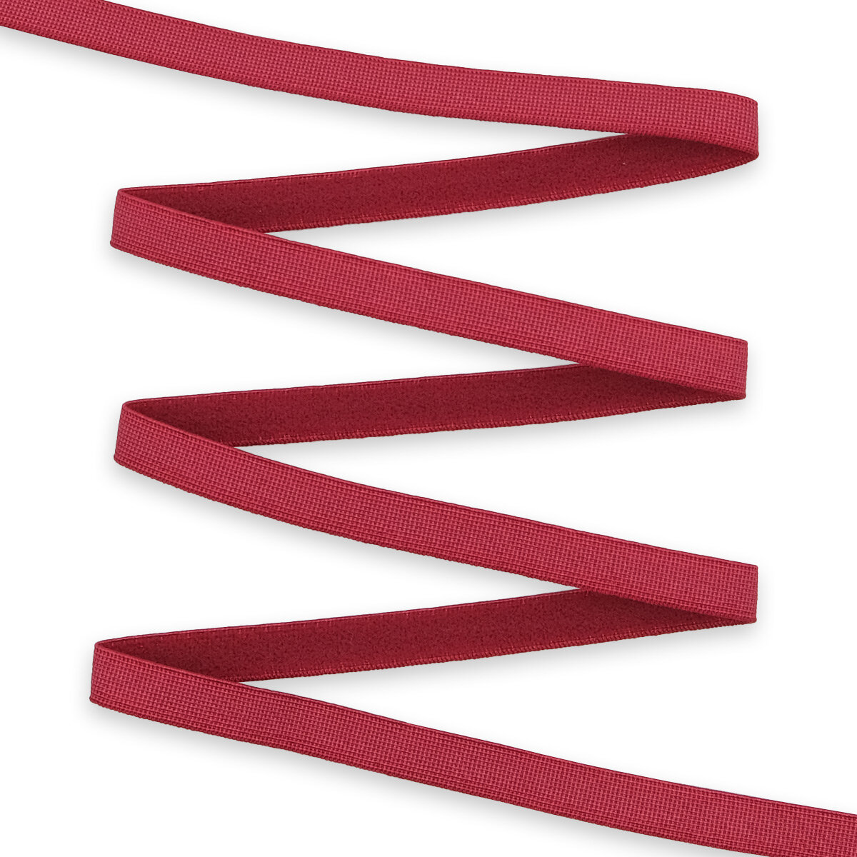 Резинка бельевая для бретелей, бретельная лента, матовая, 8мм*50м, эластичность 120%, 4,2 гр/м, (бордовый), Айрис